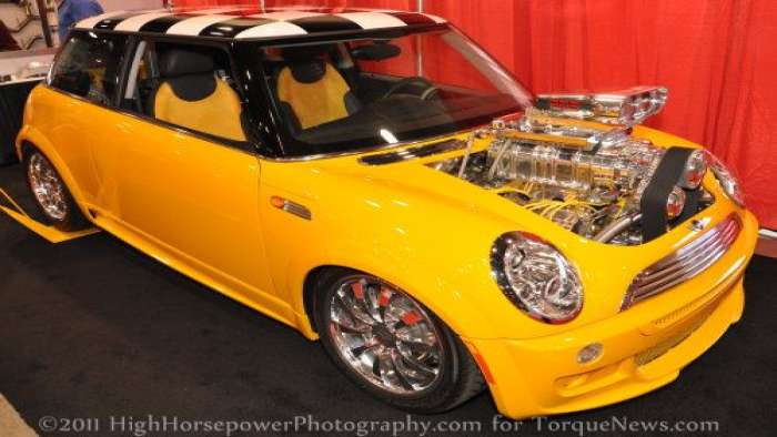 At SEMA, even the Mini Cooper has a Hemi